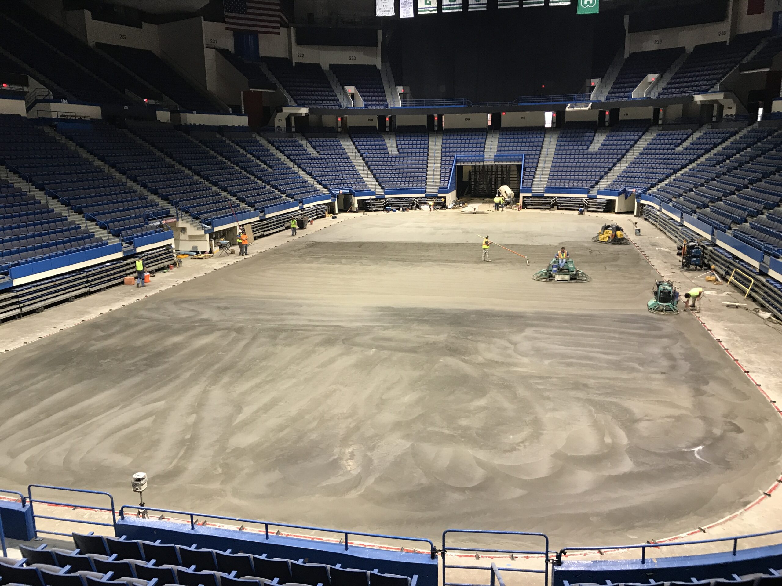 CRDA RELEASES PICTURE OF COMPLETED XL CENTER FLOOR - Howlings
