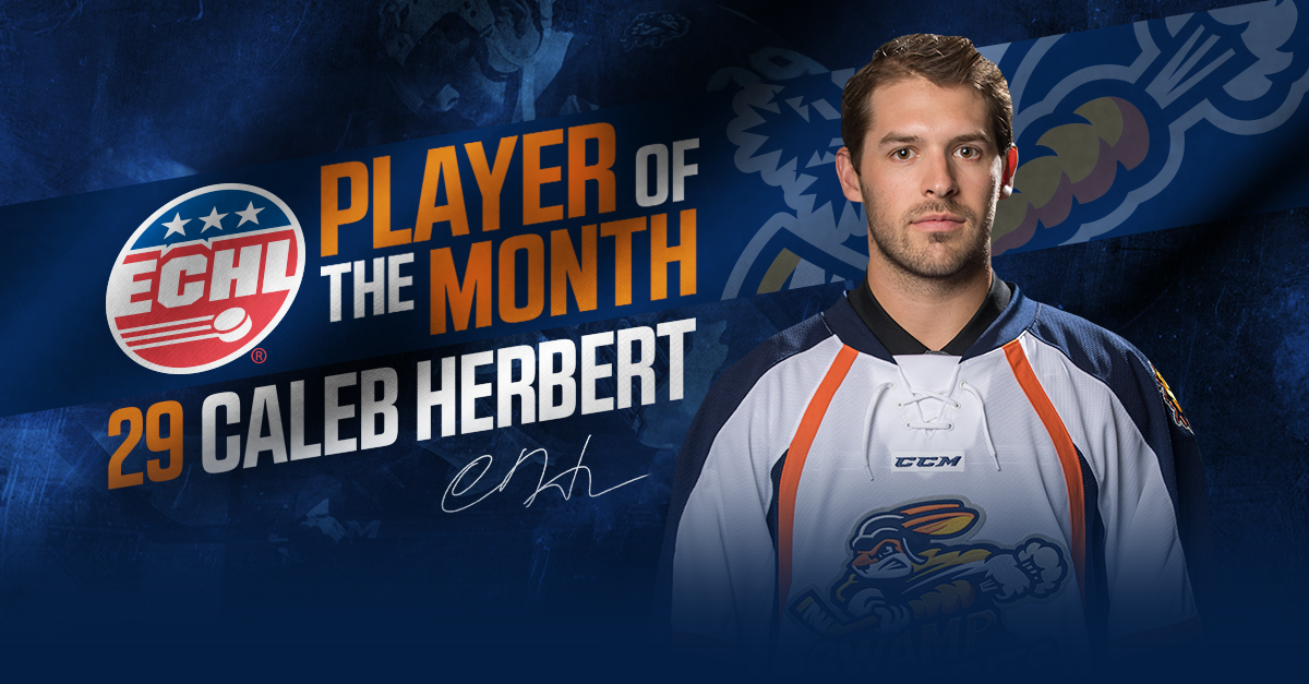 TOSTI: ACCOLADES CONTINUE FOR CALEB HERBERT WITH CCM / ECHL PLAYER OF ...