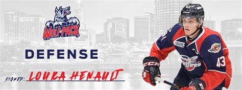 THOMAS: HARTFORD WOLF PACK SIGN LOUKA HENAULT - Howlings