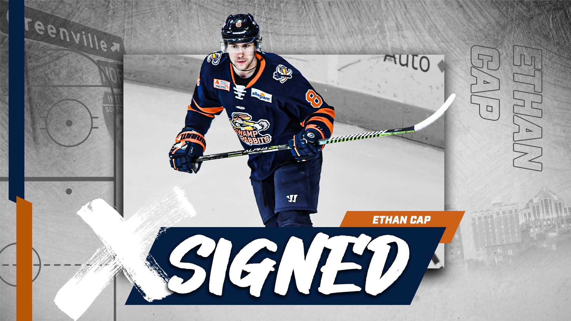 SHELLEY: GREENVILLE SWAMP RABBITS RE-SIGN ETHAN CAP - Howlings