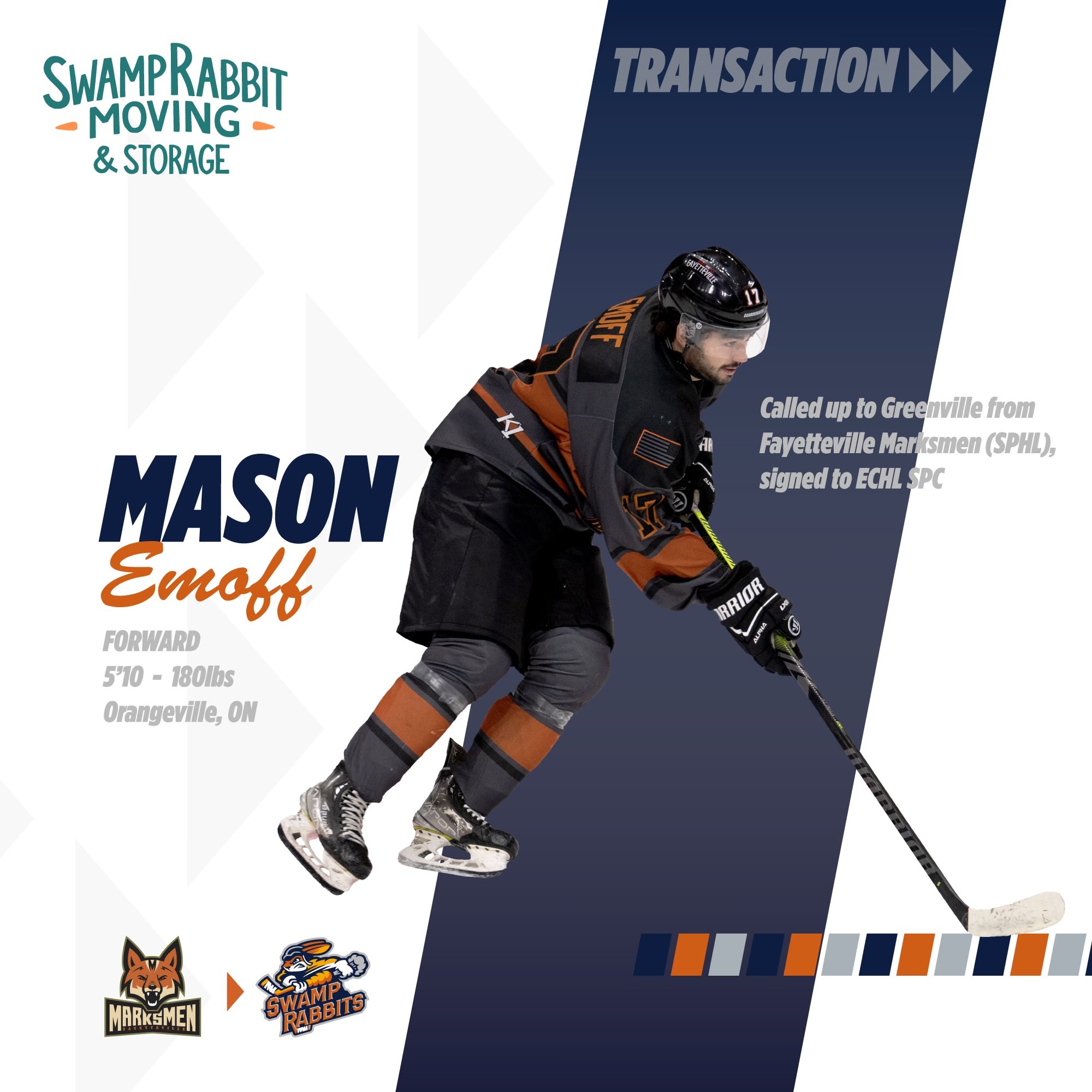SWAMP RABBITS GET EMOFF FROM SPHL FAYETTEVILLE - Howlings