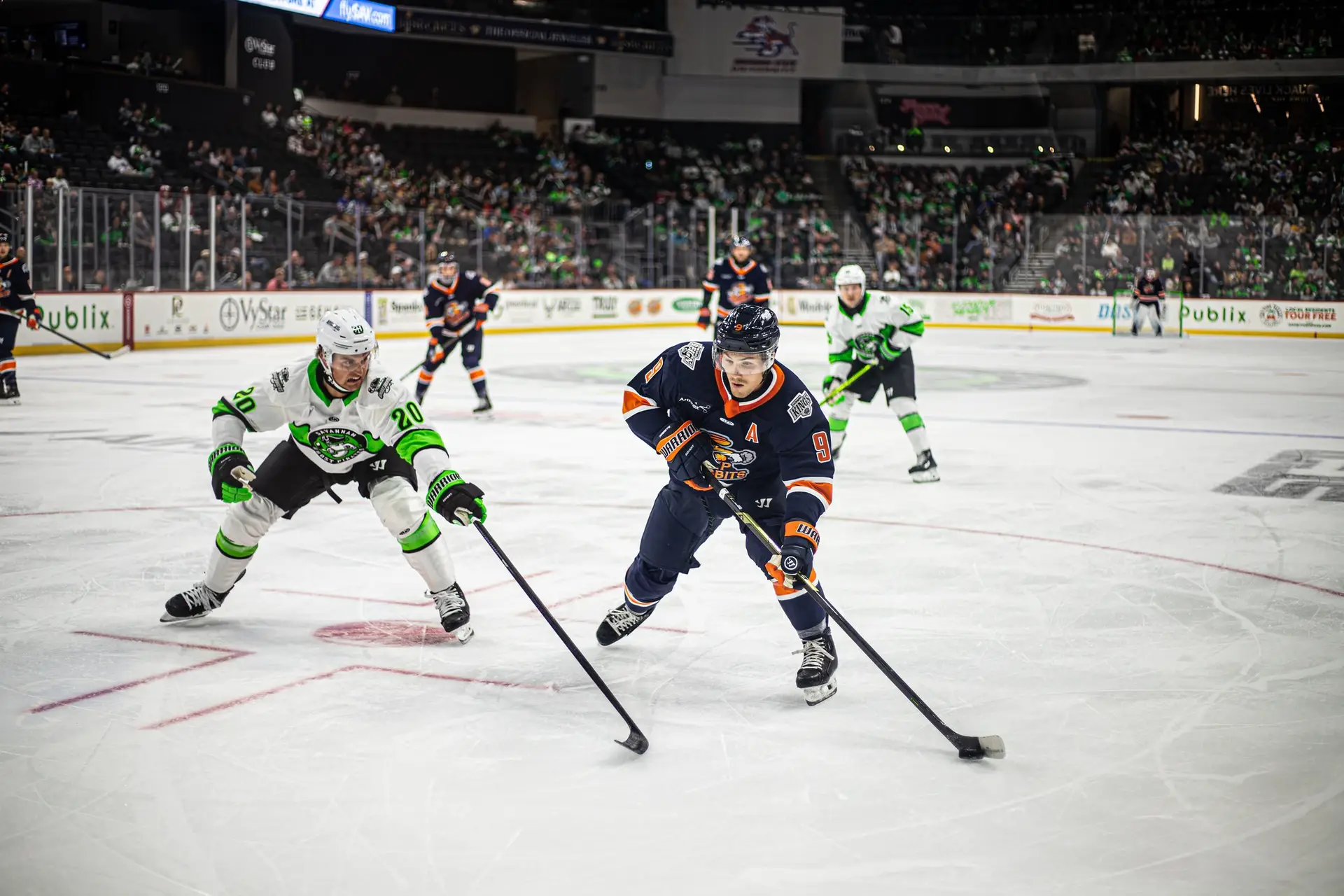 SWAMP RABBITS OUTLAST GHOST PIRATES IN 5-4 WIN - Howlings
