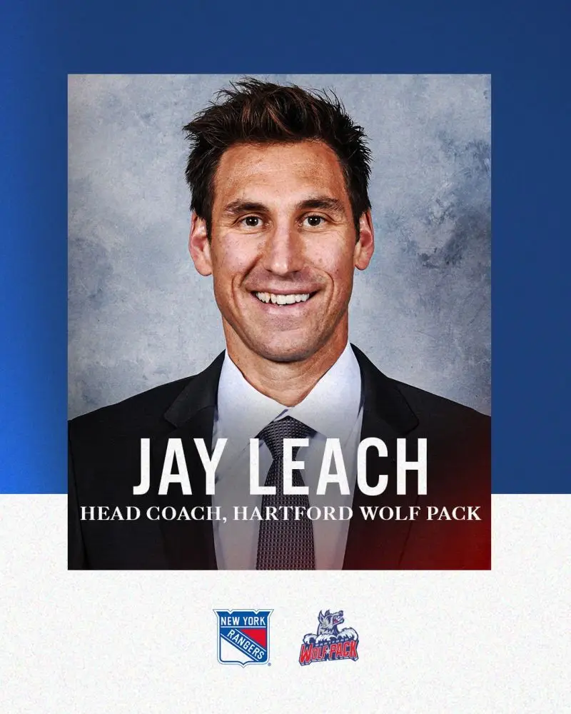 RANGERS NAME LEACH WOLF PACK HEAD COACH - Howlings